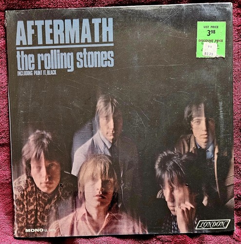 SEALED! MONO! ROLLING STONES "Aftermath" '66 RARE & BEAUTIFUL! "PAINT ...