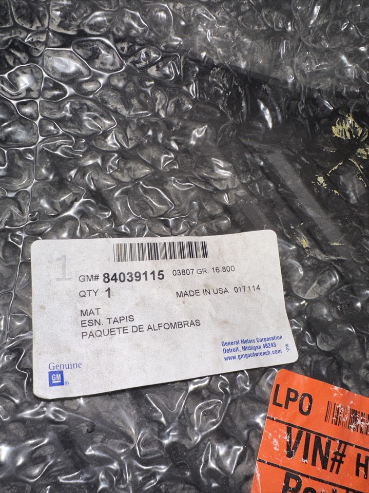 Genuine OEM 2014-2018 Chevrolet Silverado Cocoa Front All-Weather Mats ...