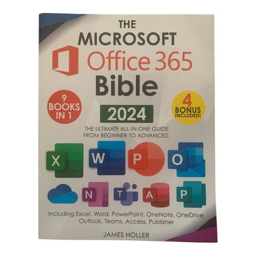 2024 The Microsoft Office 365 Bible 9 Books In 1 The Ultimate All-in ...