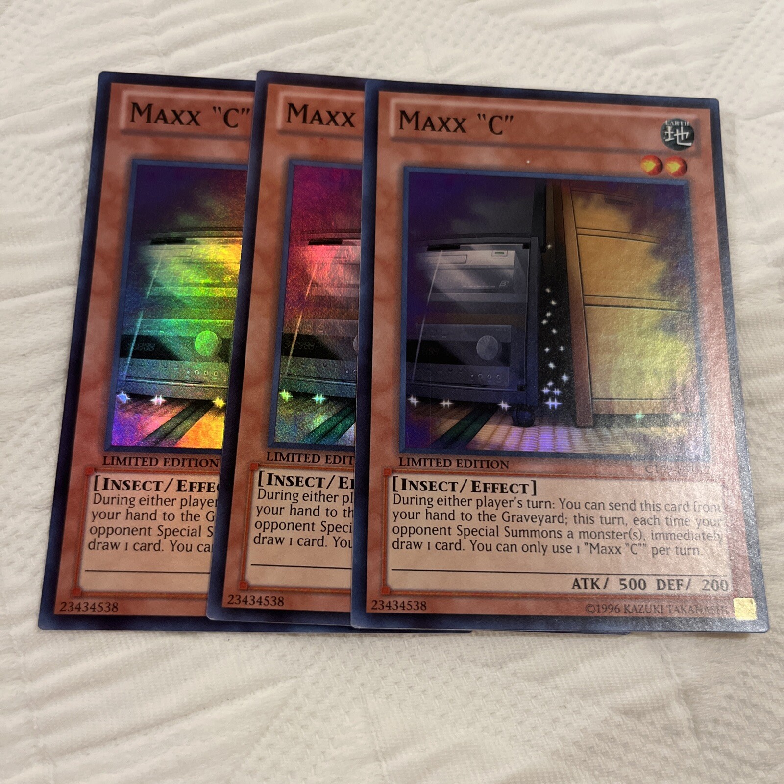 Yu-Gi-Oh! TCG Maxx "C" CT09-EN012 Limited Super Rare 3x Nm | eBay