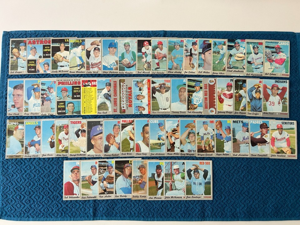 1970 Topps Baseball Starter Set Lot 336 Different (HOF, Rookies, High ...