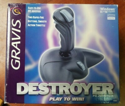 Gravis Destroyer PC 95-98 Joystick Rapid Fire New (OLD STOCK) | eBay