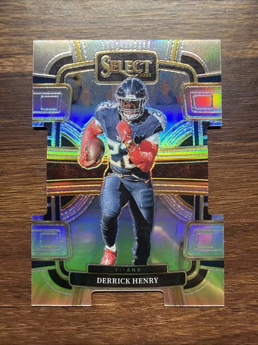 2023 Panini Select Derrick Henry #95 Silver Prizm Die Cut Baltimore ...