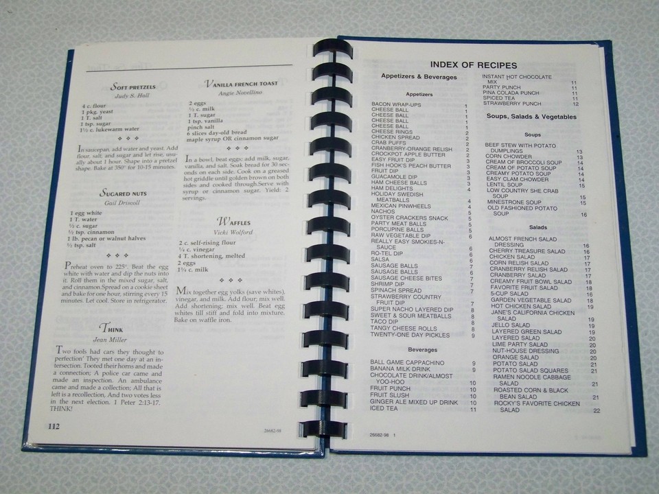 Lake Wylie Christian Assembly Cookbook Lake Wylie South Carolina 1998 ...