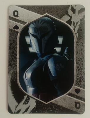 Star Wars Playing Card The Mandalorian Bo-Katan Kryze Queen Spades | eBay