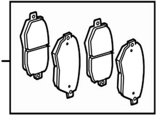 04465-30450 Toyota Pad kit, disc brake, front 0446530450, New Genuine ...