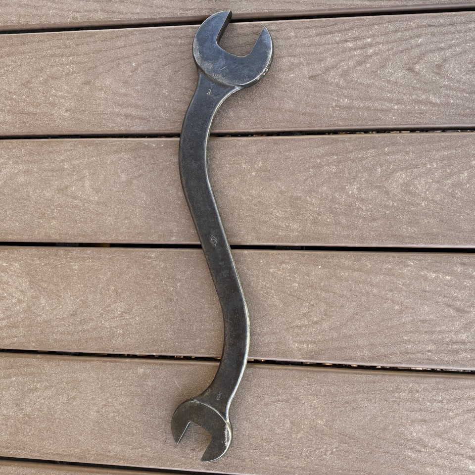 Vintage J.H. WILLIAMS No. 377 24" Curved Railroad Wrench | eBay
