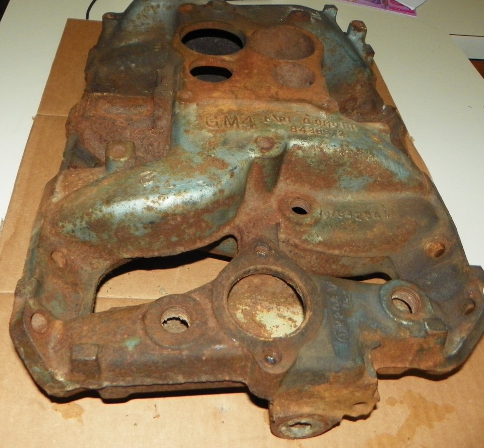 1968 GTO FIREBIRD 4 BBL ORIGINAL INTAKE MANIFOLD CASTING # 9794234 ...