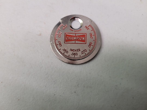 Vintage Champion Spark Plugs USA CT481 Taper Gap Gauge Old Opener Tool ...