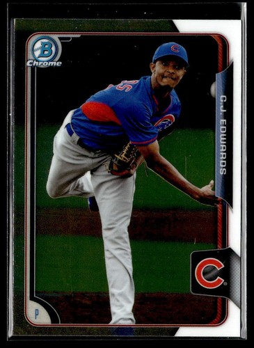 2015 Bowman Chrome #BCP156 C.J. Edwards Prospects | eBay