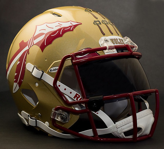 FLORIDA STATE SEMINOLES NCAA Gameday REPLICA Football Helmet w/OAKLEY ...