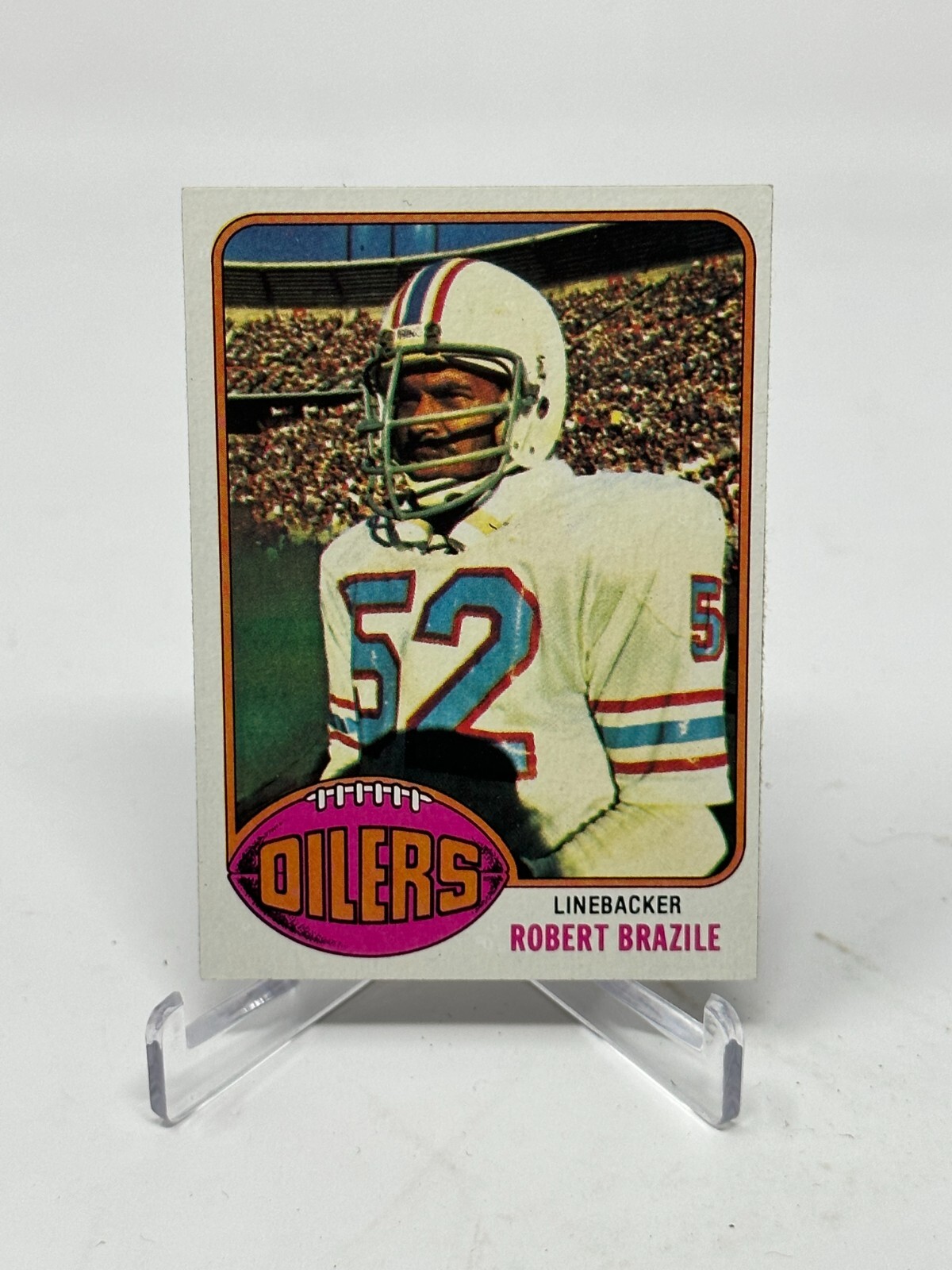 1976 Topps Football Robert Brazile Rookie RC Card #424 B BUF | eBay