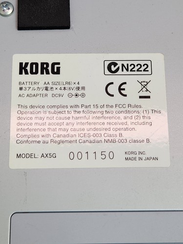 Korg AX5G Multi-Effects Guitar Effect Pedal for sale online | eBay