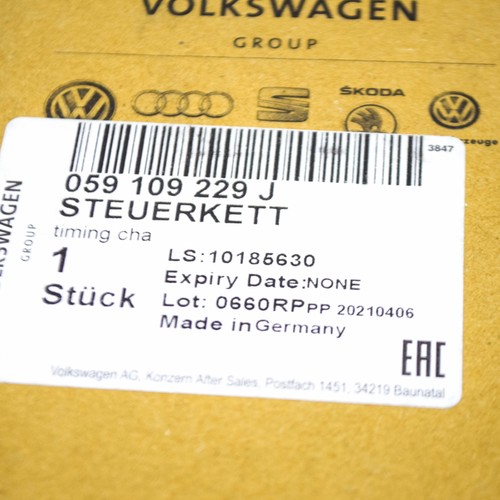 NEW AUDI A4 B8 UPPER CENTRE CAMSHAFT TIMING CHAIN 059109229J 059-109 ...