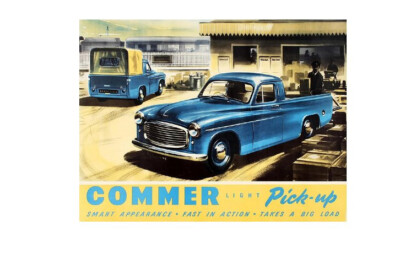 COMMER PICK UP TRUCK VINTAGE LOOK Retro Metal Sign KITCHEN GARAGE A5 A4 ...