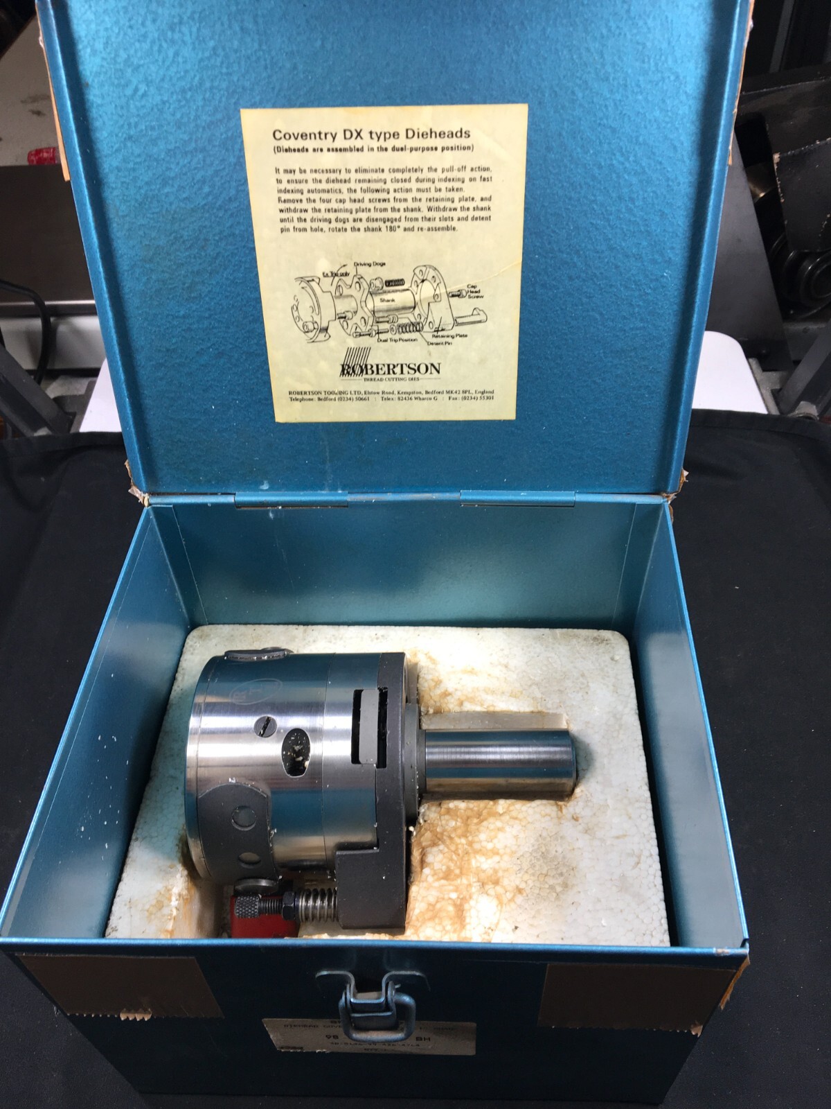 Coventry Die Head 20DX + 7 sets of chasers | eBay UK