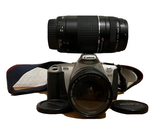 Canon EOS Rebel 2000 35mm SLR Film Camera, 28-80 & 75-300 mm lens ...