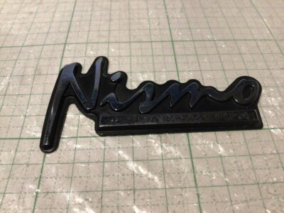 NISMO Old Logo Emblem Cursive Badge Nissan 400r R32 R33 S13 S14 GTR Z32 ...