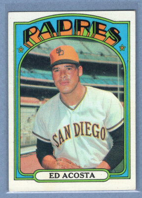 1972 Topps #123 Ed Acosta (a) EX-MT GO315 | eBay