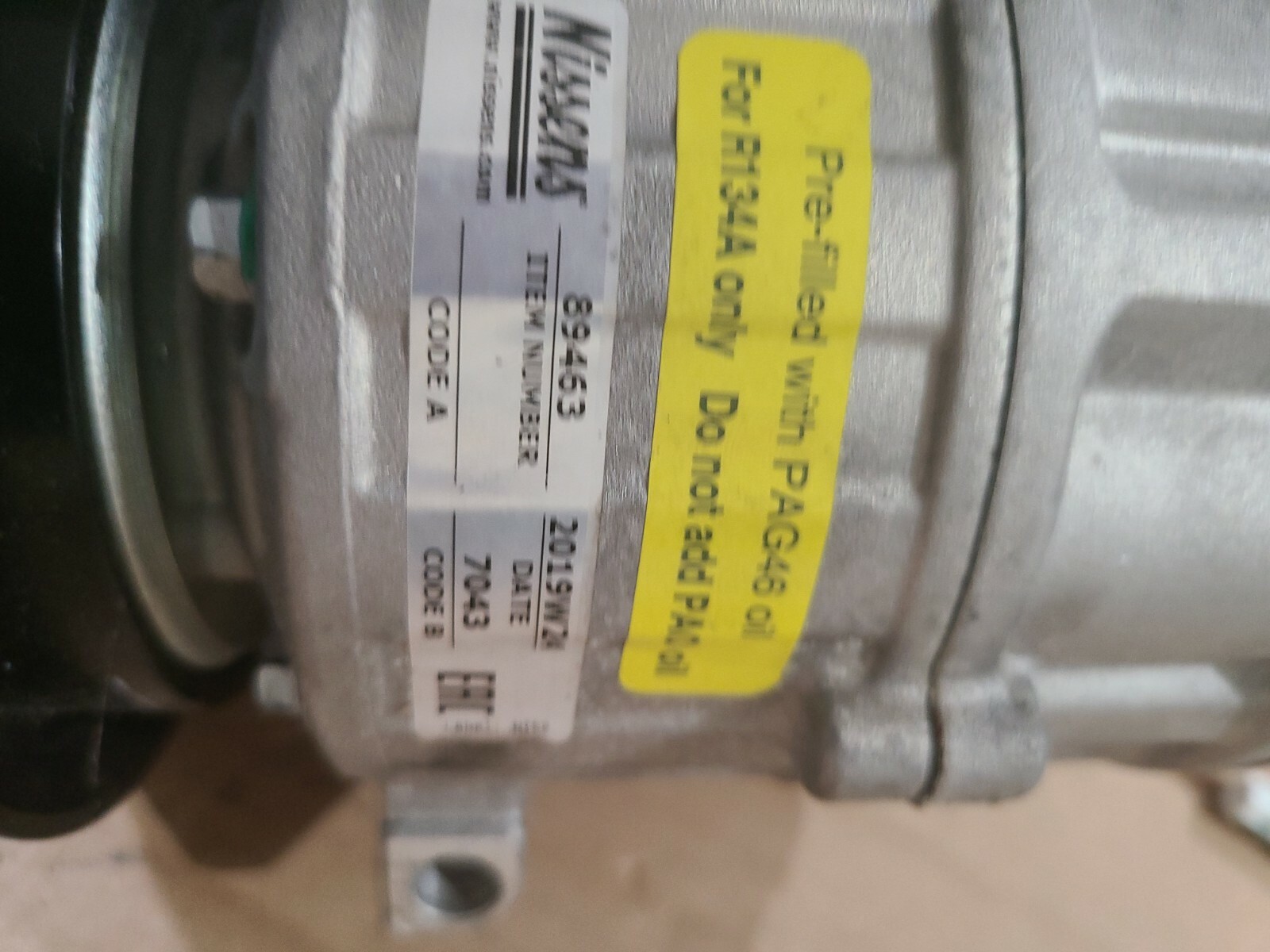 Volvo Nissens A/C Compressor 89463 36011354 | eBay