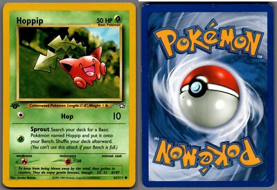 2000 Pokemon, Neo Genesis, #61/111 Hoppip, 1st Edition, Common | eBay