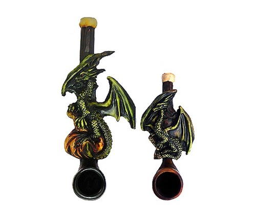 Winged Dragon Handmade Tobacco Smoking Mini & Small Pipes 2 Piece GOT ...