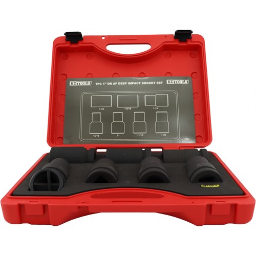 KC Tools 7pc AF 1" Dr Deep Impact Socket Set | eBay Australia