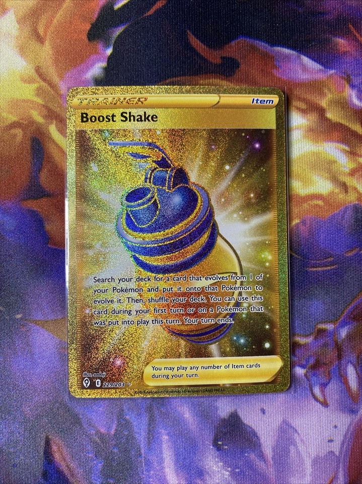 Pokémon TCG Boost Shake Evolving Skies 229/203 Holo Secret Rare | eBay