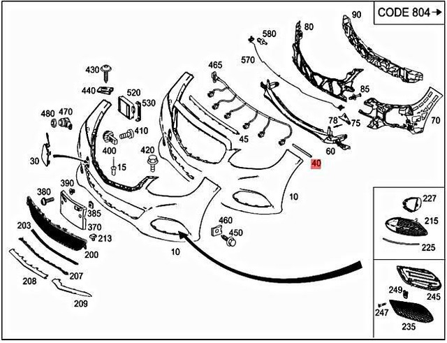 Mercedes-Benz 2128810106 Genuine OEM Factory Original Mount Plate for ...