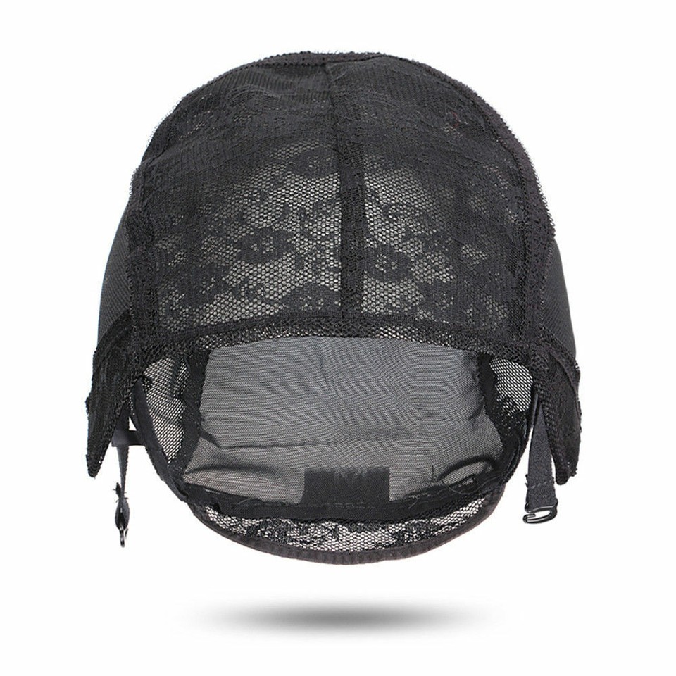 Black Wig Caps for Wigs Making with Adjustable Strap Full Lace Wig ...