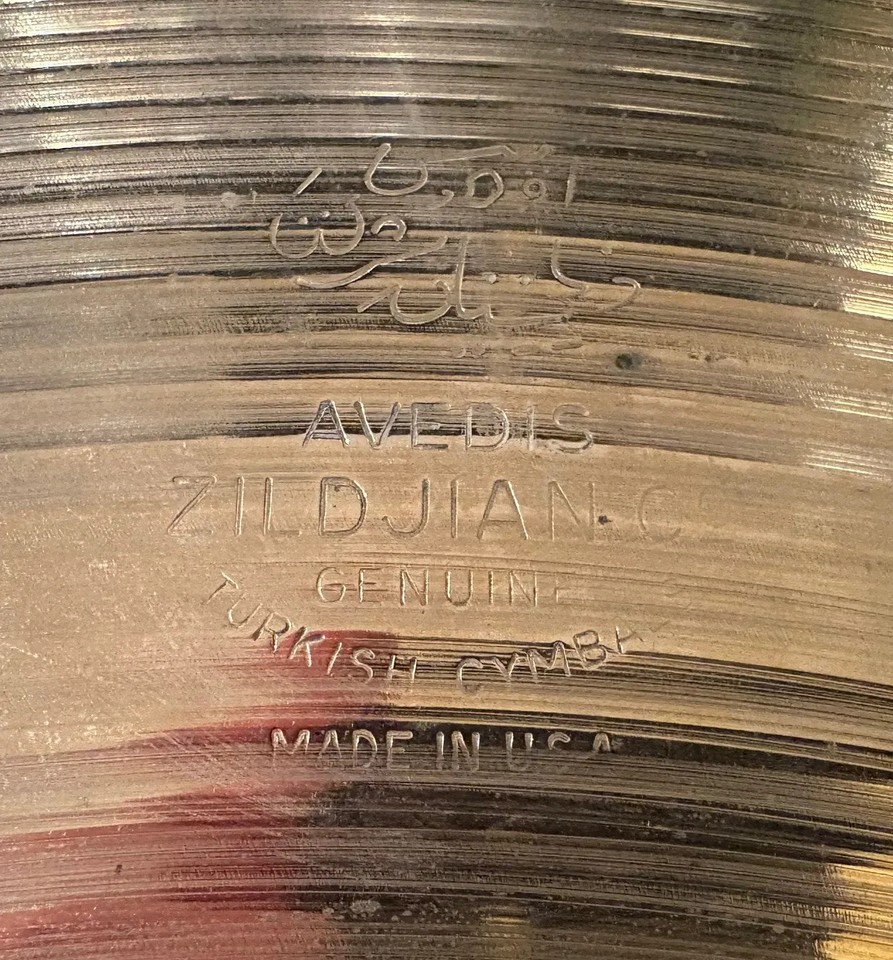 Zildjian Vintage A 22 in. Ride Cymbal 3092g 60s | eBay