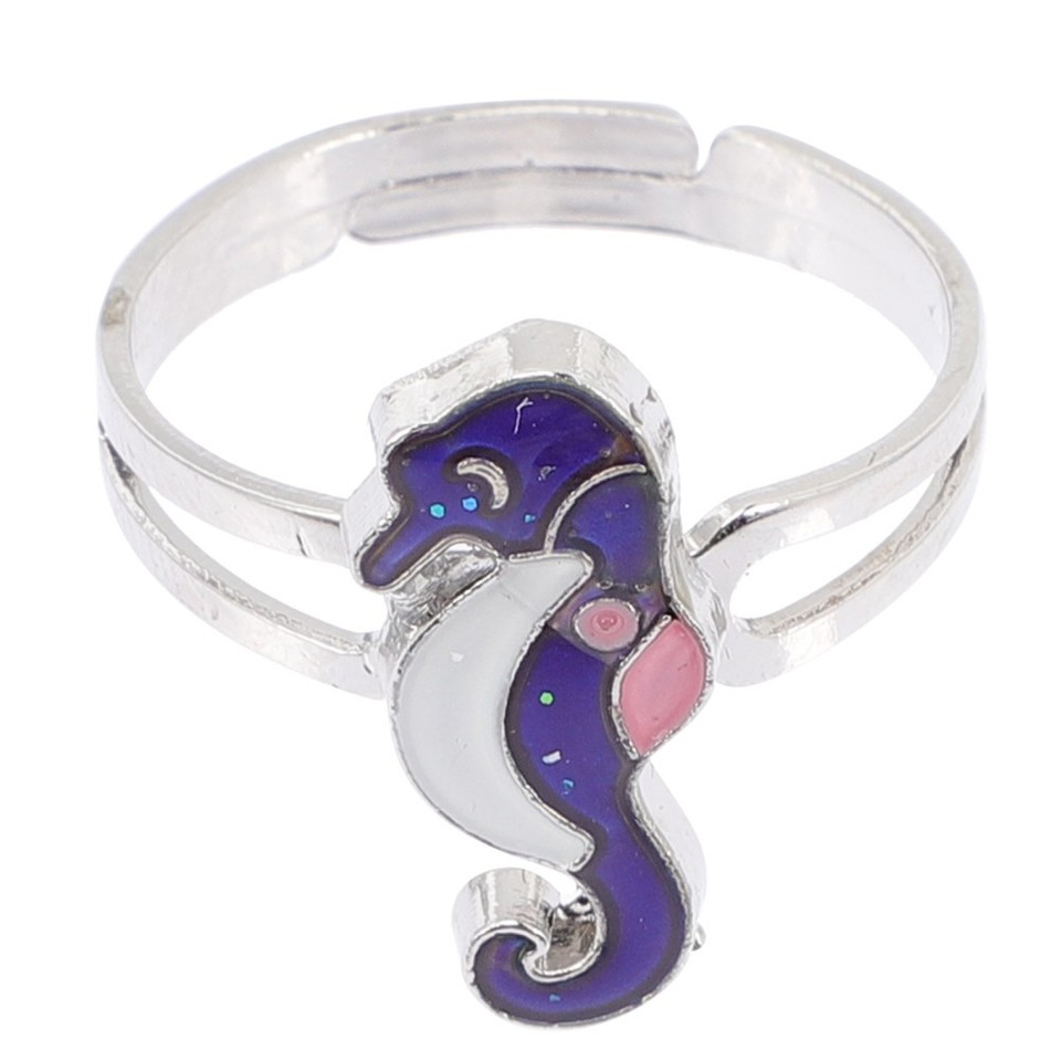 4pcs Animal Mood Rings Color Change Ring Mixed Adjustable Mood Rings ...