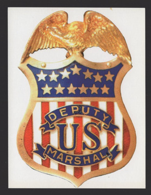 Postcard - US Marshal Deputy Symbol Badge Patch | eBay
