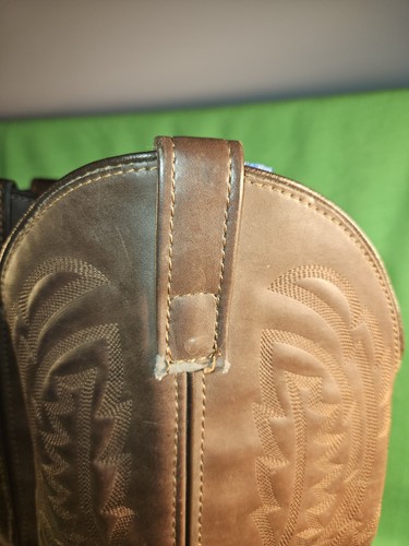 Laredo 4263 Lea Vamp Fox Brown Leather Western Cowboy Boots Men's 10 D ...