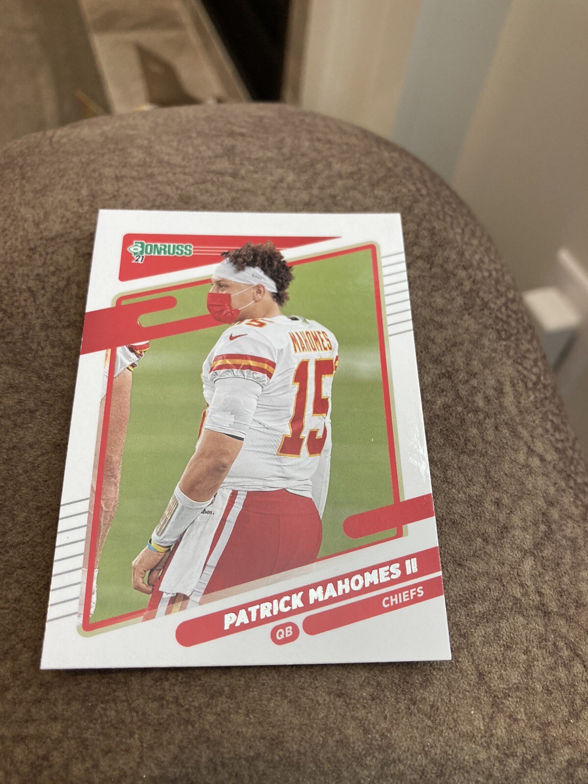 2021 Patrick Mahomes Donruss Mask SP #116 NFL Kansas City Chiefs ...