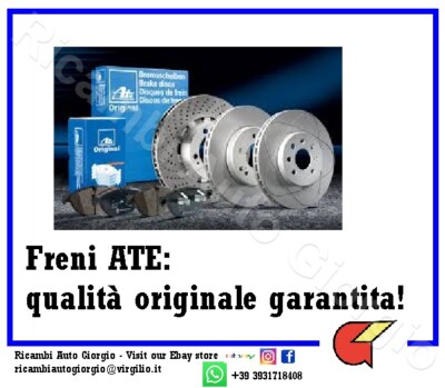 PASTIGLIE FRENO ANTERIORI ATE FIAT PUNTO (_176 _188) 5892736 71772226 ...