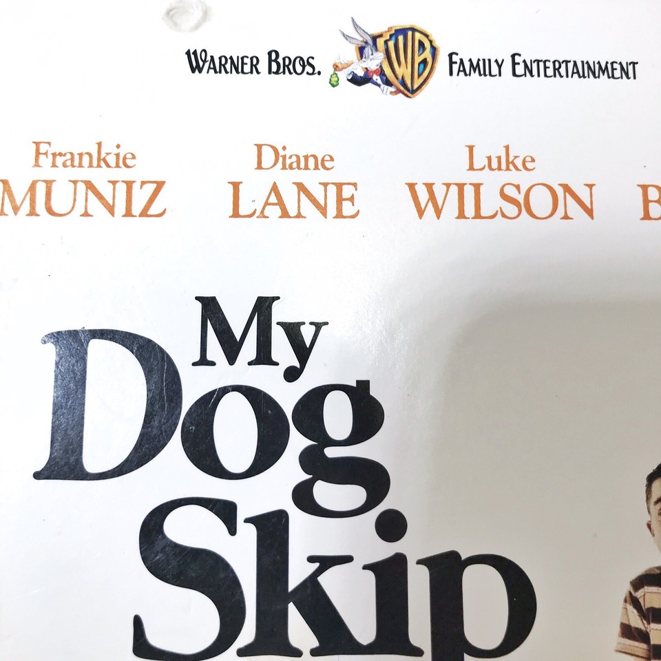 My Dog Skip (VHS, 2000) Frankie Muniz, Diane Lane, Luke Wilson, Kevin ...