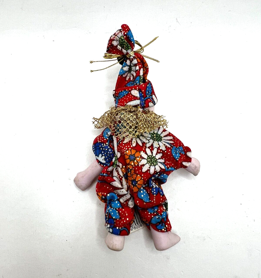 Mardi Gras Crying Baby Clown Doll 6" Porcelain Posable from K's ...