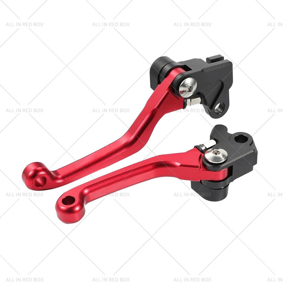 CNC Pivot Brake Clutch Levers Red Suitable for Honda XR250 CR125R ...