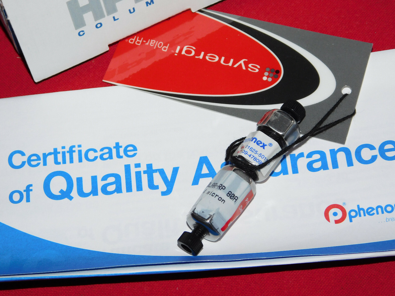 Phenomenex SYNERGI 4u POLAR-RP, 80A, 30x2.0mm HPLC column; 00A-4336-B0 ...