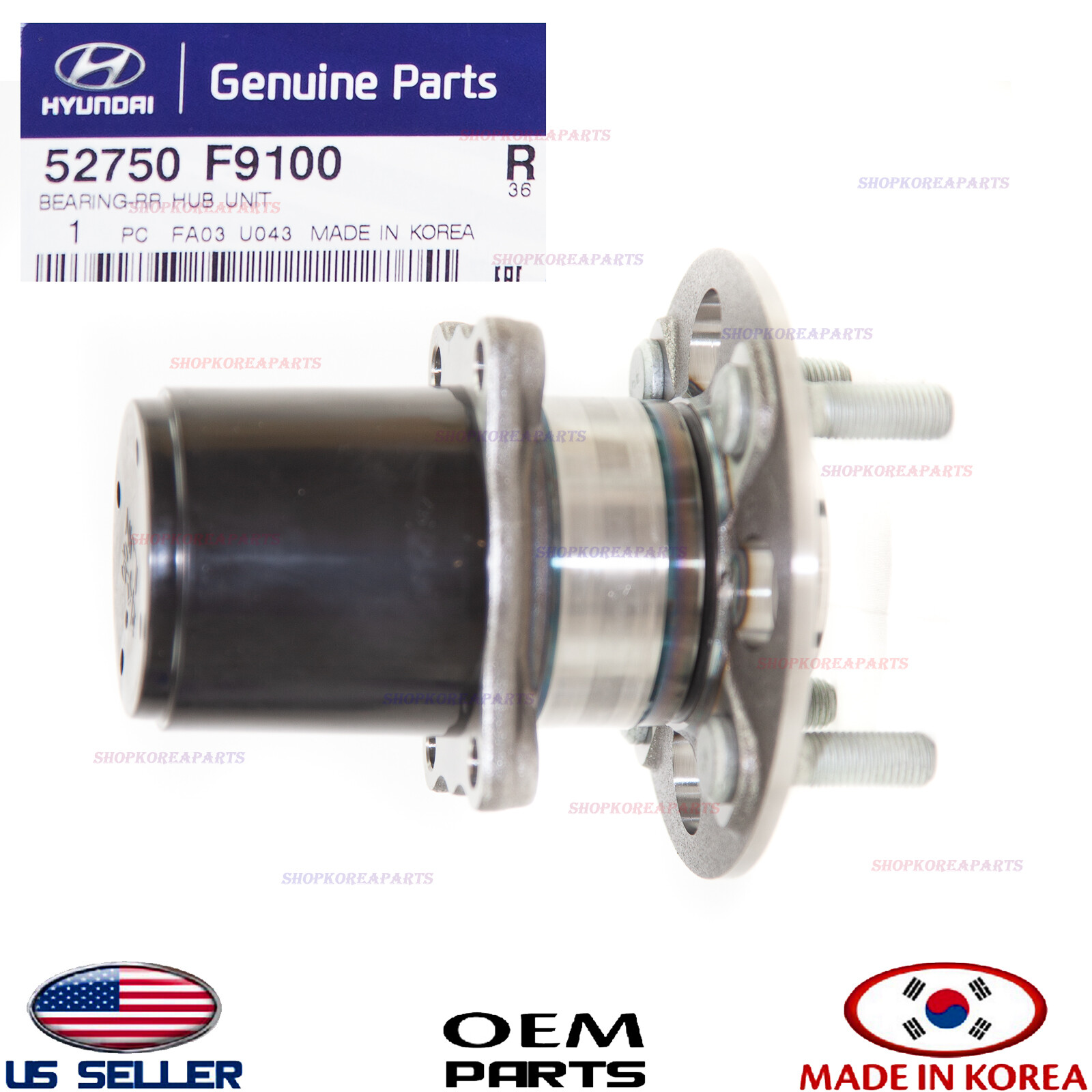 52750F9100 Hyundai Bearingrr Hub Unit 52750F9100 for sale online | eBay