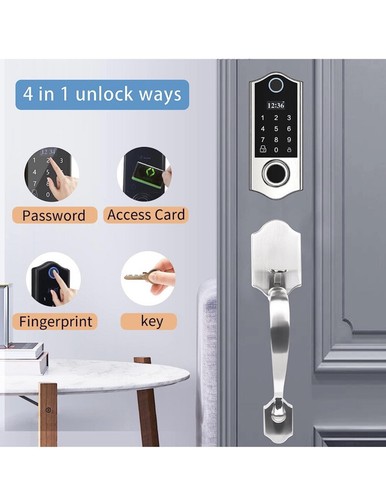 NEW OPEN BOX Harfo D02 4-In-1 Smart Fingerprint Keypad Door Lock ...