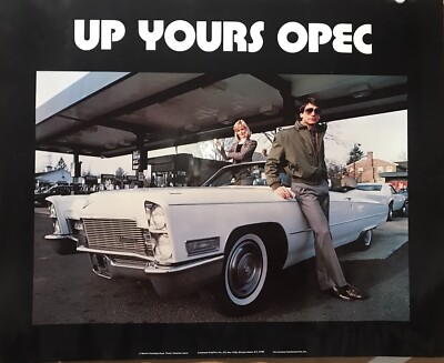 Up yours OPEC! - Extremely Hard to Find Rare Original 1980’s Car Poster ...