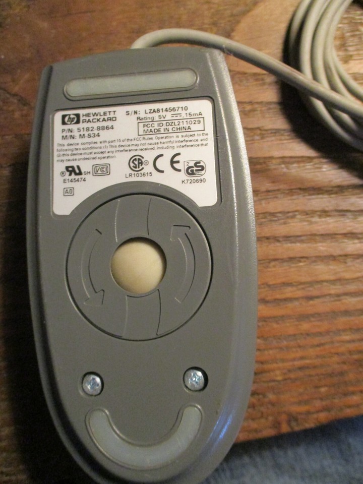 Vintage PC Computer Mouse Various Models Individual Mechanical Ball PS ...