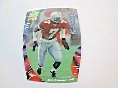 1995 Collectors Edge 22K Joey Galloway Ohio State Buckeye Rookie Card ...