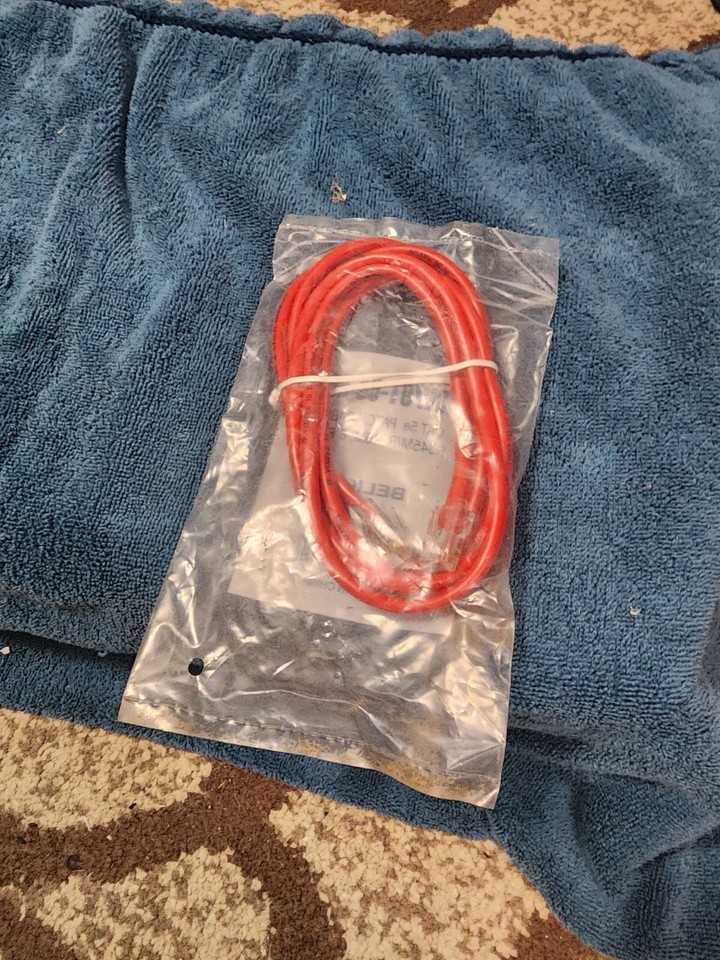 Belkin A3L791-06-RED-S 6 ft. Cat 5E Red Patch Cable New | eBay