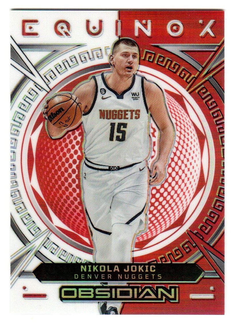 Nikola Jokic 2022 Obsidian #19 Equinox - Electric Etch Red Flood Price ...