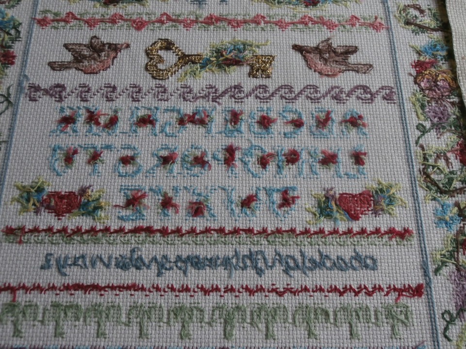 Elsa Williams Garden Sampler completed cross stitch picture beautifully ...