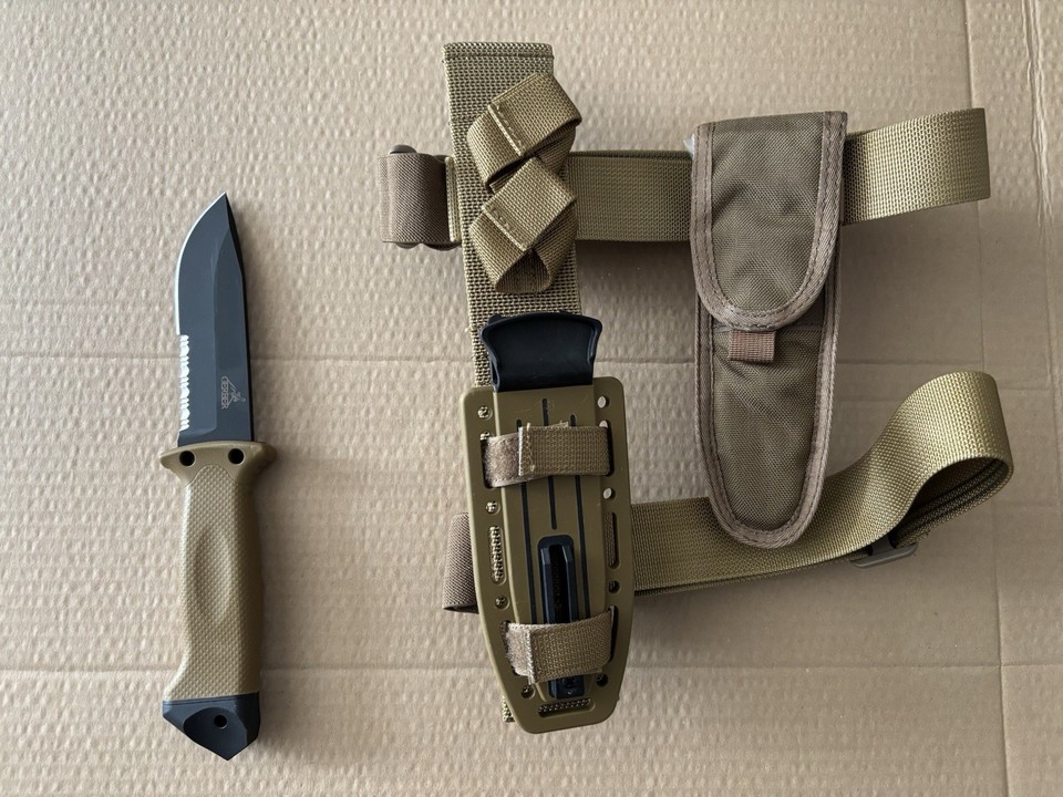 New- Gerber LMF II Infantry Knife With Sheath + Safety Knife | eBay