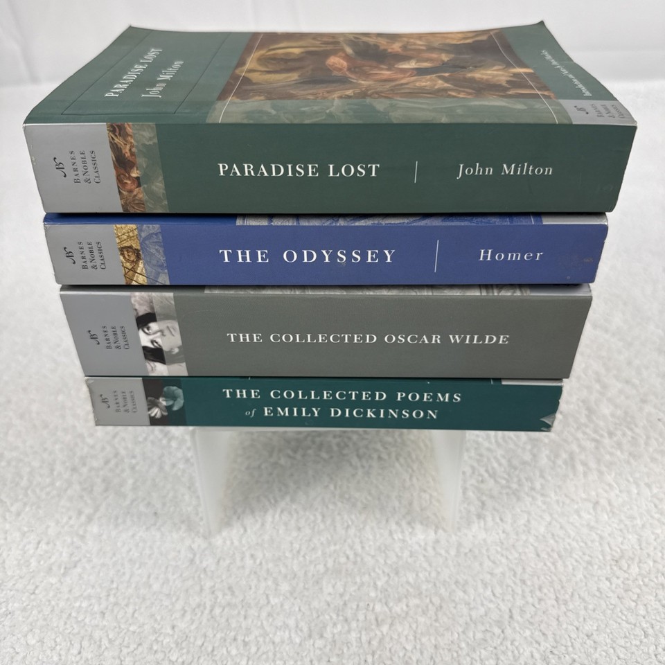 4 Barnes & Noble Classics: Oscar Wilde, Emily Dickinson, Odyssey ...